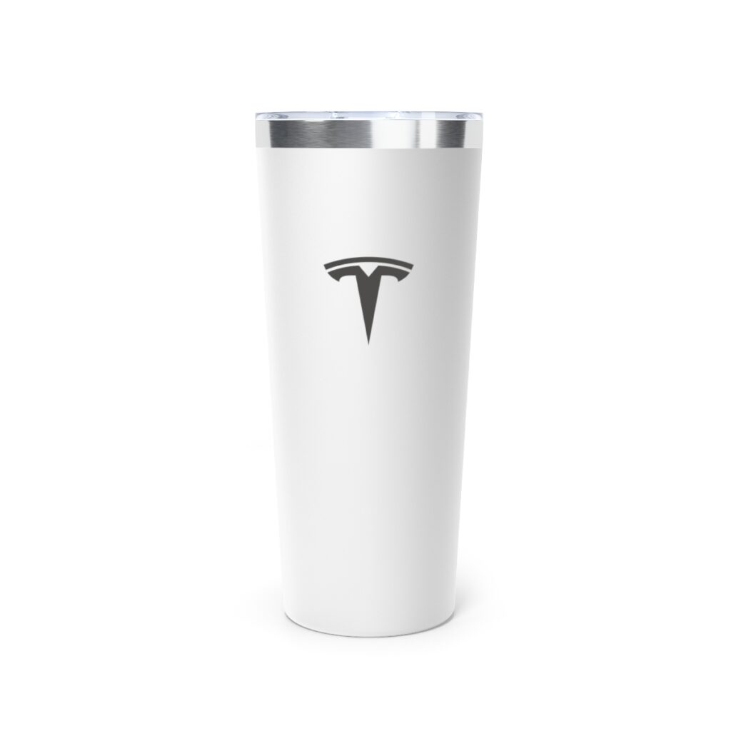 Tesla Logo Copper Tumbler Mug (22oz) - Merch Hunters